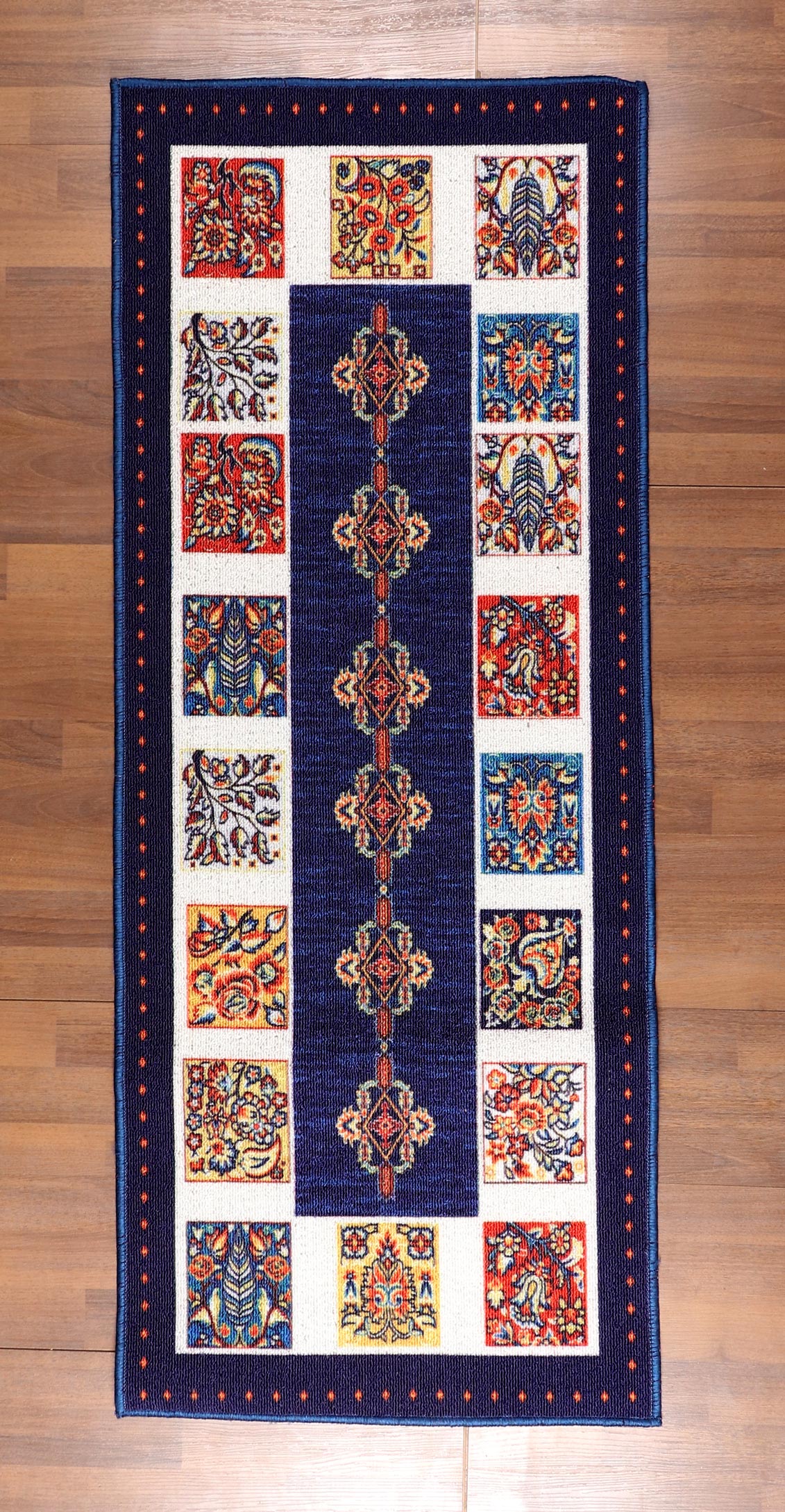 Kaleidoscope Harmony Tufted Loop Pile Runner – Nayyer Carpets